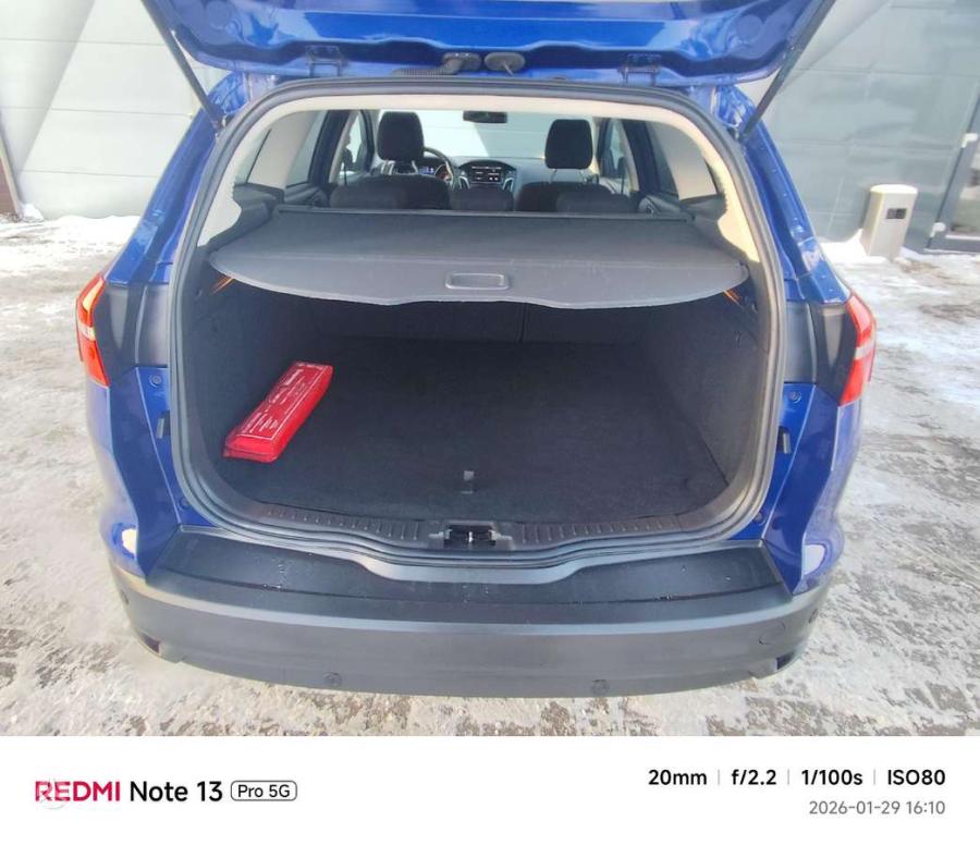 Blue Ford Focus 2016 in Kaunas, with an engine capacity of 1.50 L and mileage of 152 thousand km for 5450 €, photo 10 on AUTOMOTO.COM.LV