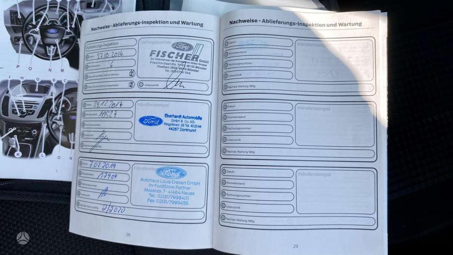 Blue Ford Focus 2016 in Marijampole, with an engine capacity of 1.00 L and mileage of 85 thousand km for 4850 €, photo 8 on AUTOMOTO.COM.LV