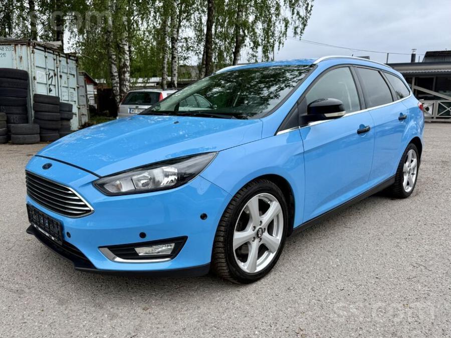 Zils Ford Focus 2018 Rīga, ar dzinēja tilpumu 2.00 L un nobraukumu 0 tūkst. km par 7550 €, foto 1 vietnē AUTOMOTO.COM.LV