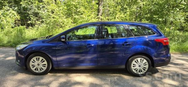 Zils Ford Focus 2018 Rīga, ar dzinēja tilpumu 1.50 L un nobraukumu 125 tūkst. km par 8200 €, foto 1 vietnē AUTOMOTO.COM.LV