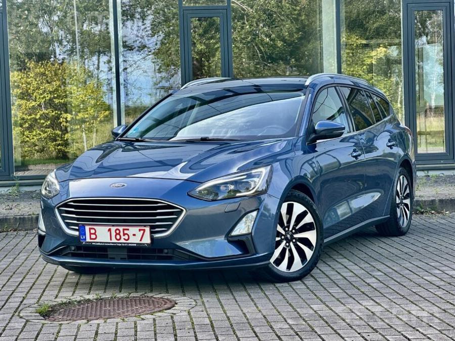 Blue Ford Focus 2019 in Tukums, with an engine capacity of 2.00 L and mileage of 218 thousand km for 8790 €, photo 4 on AUTOMOTO.COM.LV