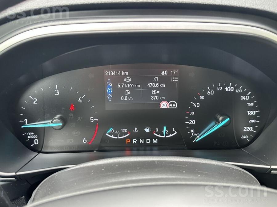Blue Ford Focus 2019 in Tukums, with an engine capacity of 2.00 L and mileage of 218 thousand km for 8790 €, photo 17 on AUTOMOTO.COM.LV