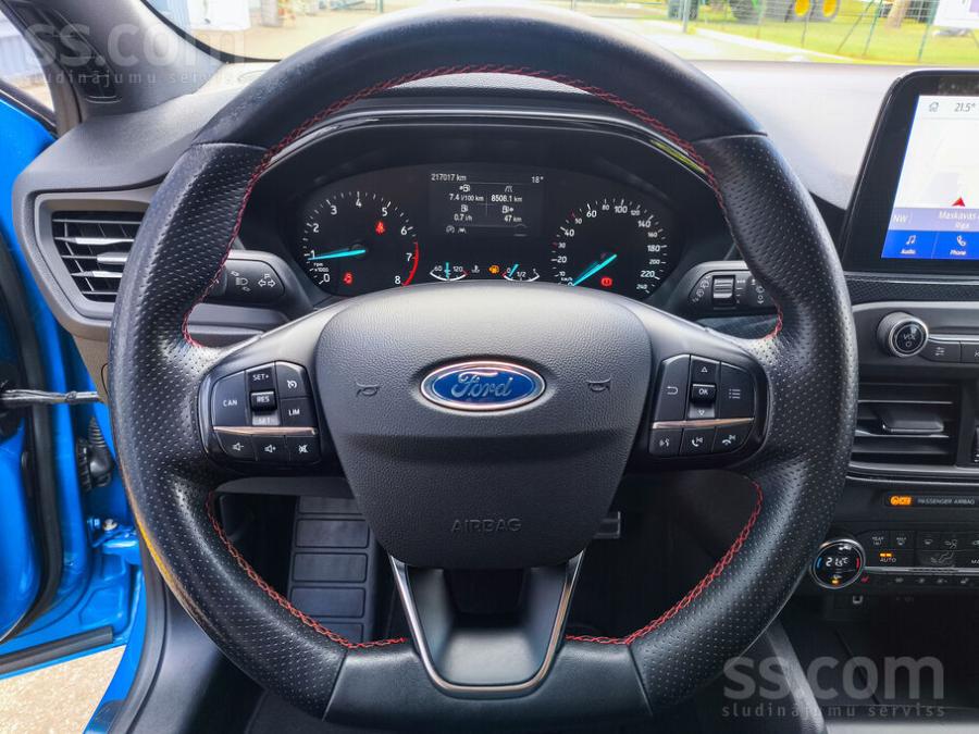 Zils Ford Focus 2019 Rīga, ar dzinēja tilpumu 1.50 L un nobraukumu 217 tūkst. km par 8990 €, foto 28 vietnē AUTOMOTO.COM.LV