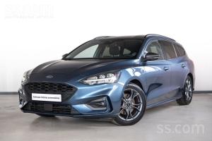 Zils Ford Focus 2019 Rīga, ar dzinēja tilpumu 1.50 L un nobraukumu 122 tūkst. km par 12990 €, foto  vietnē AUTOMOTO.COM.LV