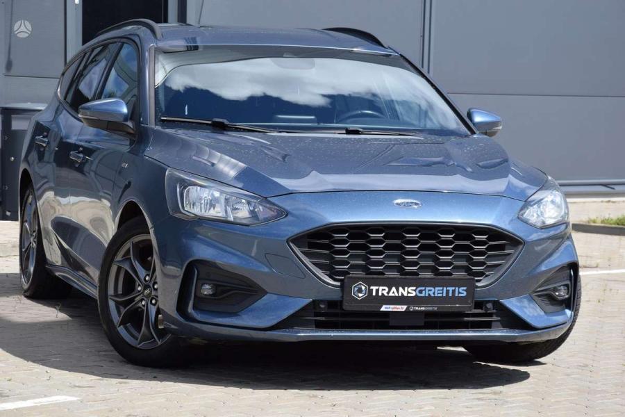 Blue Ford Focus 2019 in Vilnius, with an engine capacity of 1.00 L and mileage of 256 thousand km for 6950 €, photo 5 on AUTOMOTO.COM.LV
