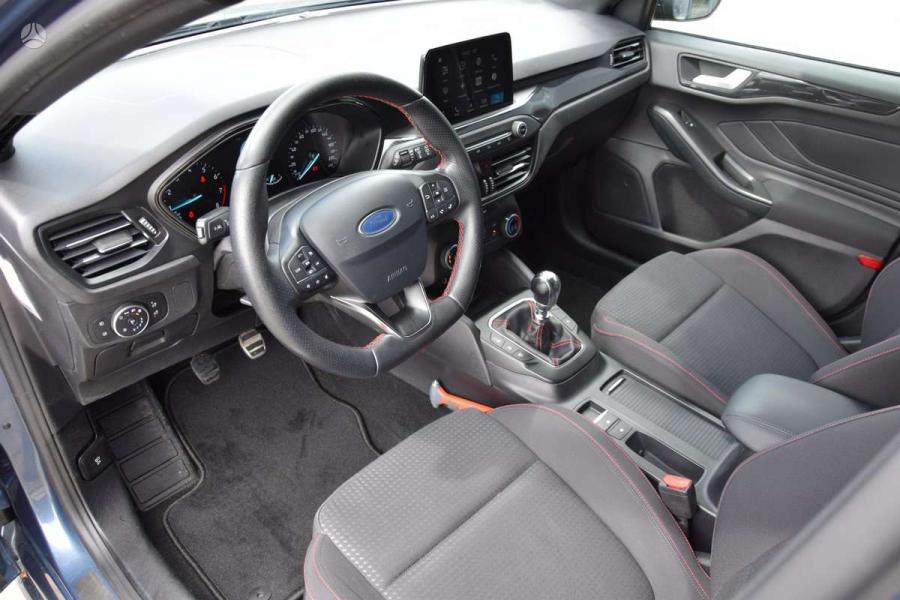 Blue Ford Focus 2019 in Vilnius, with an engine capacity of 1.00 L and mileage of 256 thousand km for 6950 €, photo 17 on AUTOMOTO.COM.LV