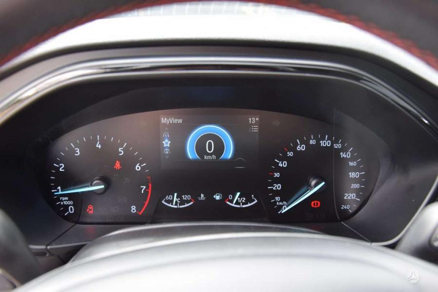 Blue Ford Focus 2019 in Vilnius, with an engine capacity of 1.00 L and mileage of 256 thousand km for 6950 €, photo 20 on AUTOMOTO.COM.LV