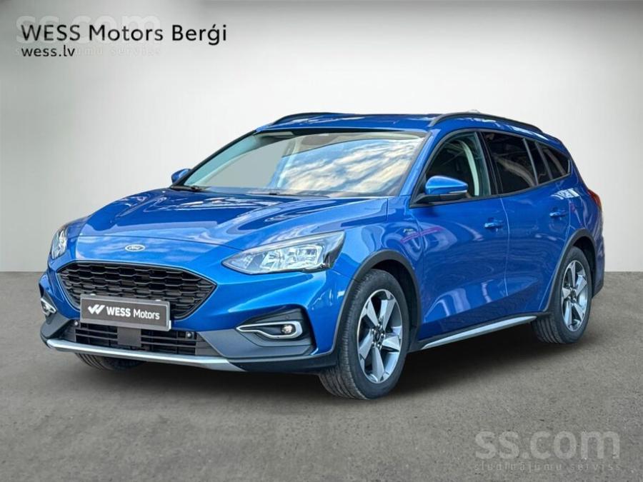 Blue Ford Focus 2022 in Riga, with an engine capacity of 1.00 L and mileage of 59 thousand km for 16990 €, photo 1 on AUTOMOTO.COM.LV