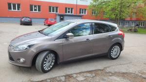 Brown Ford Focus 2013 in Telschi, with an engine capacity of 1.00 L and mileage of 119 thousand km for 2850 €, photo 3 on AUTOMOTO.COM.LV