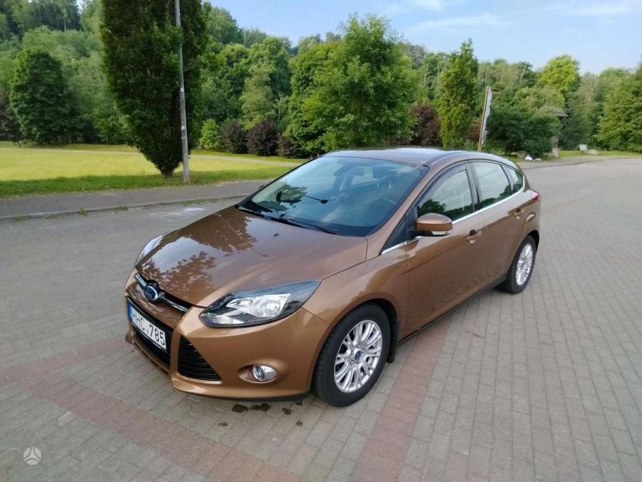 Brown Ford Focus 2014 in Vilnius, with an engine capacity of 1.00 L and mileage of 88 thousand km for 5250 €, photo 7 on AUTOMOTO.COM.LV