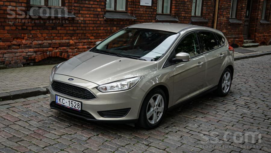 Brown Ford Focus 2015 in Riga, with an engine capacity of 1.60 L and mileage of 116 thousand km for 5950 €, photo 1 on AUTOMOTO.COM.LV