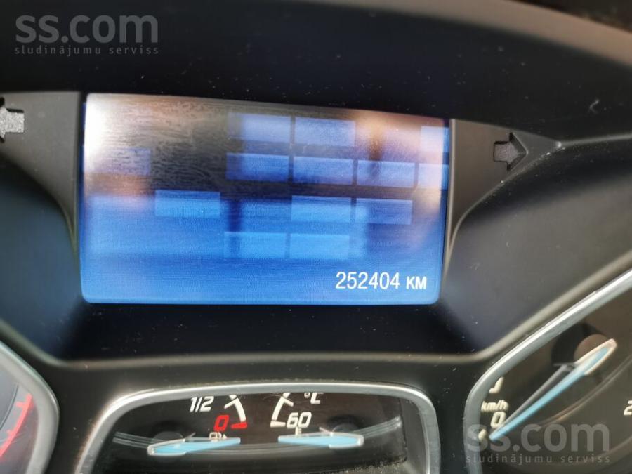Brown Ford Focus 2013 in Rezekne, with an engine capacity of 1.60 L and mileage of 253 thousand km for 4000 €, photo 10 on AUTOMOTO.COM.LV