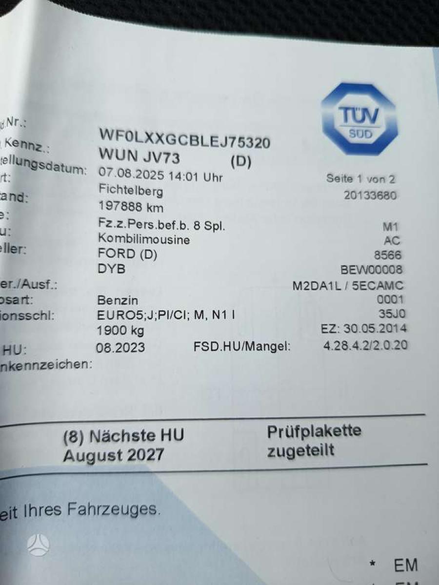 Brūns Ford Focus 2014 Rokiškis, ar dzinēja tilpumu 1.00 L un nobraukumu 205 tūkst. km par 2300 €, foto 14 vietnē AUTOMOTO.COM.LV