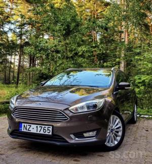 Brown Ford Focus 2015 in Riga, with an engine capacity of 1.50 L and mileage of 355 thousand km for 7100 €, photo  on AUTOMOTO.COM.LV
