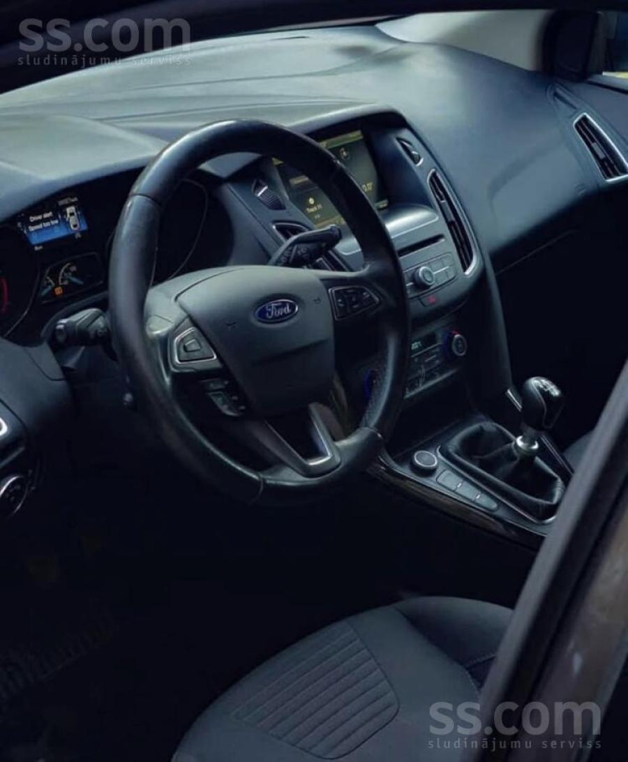 Brown Ford Focus 2015 in Riga, with an engine capacity of 1.50 L and mileage of 355 thousand km for 7100 €, photo 7 on AUTOMOTO.COM.LV