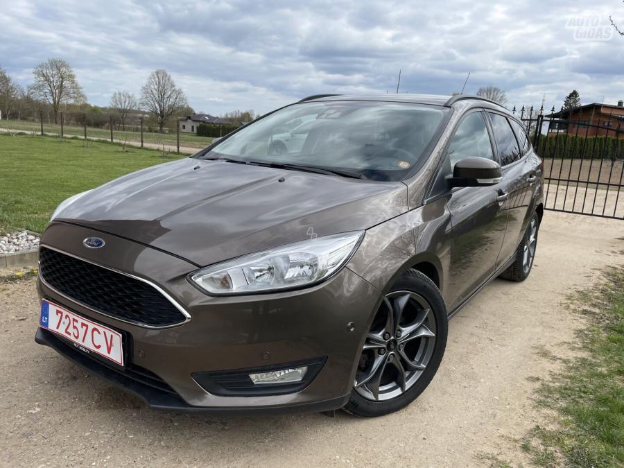 Brown Ford Focus 2016 in Sakiai, with an engine capacity of 1.50 L and mileage of 301 thousand km for 5499 €, photo 1 on AUTOMOTO.COM.LV