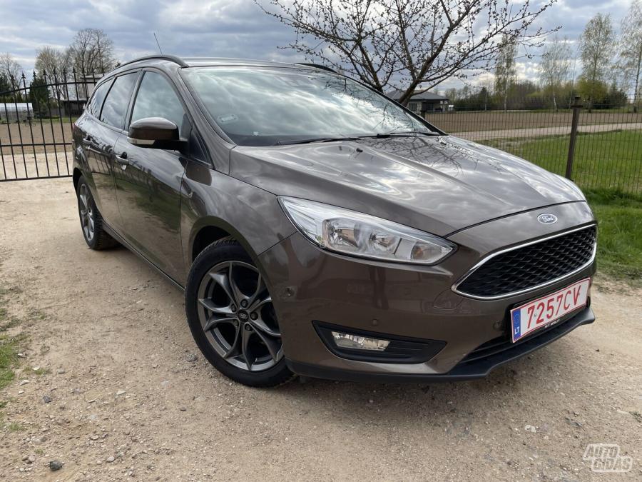 Brown Ford Focus 2016 in Sakiai, with an engine capacity of 1.50 L and mileage of 301 thousand km for 5499 €, photo 10 on AUTOMOTO.COM.LV