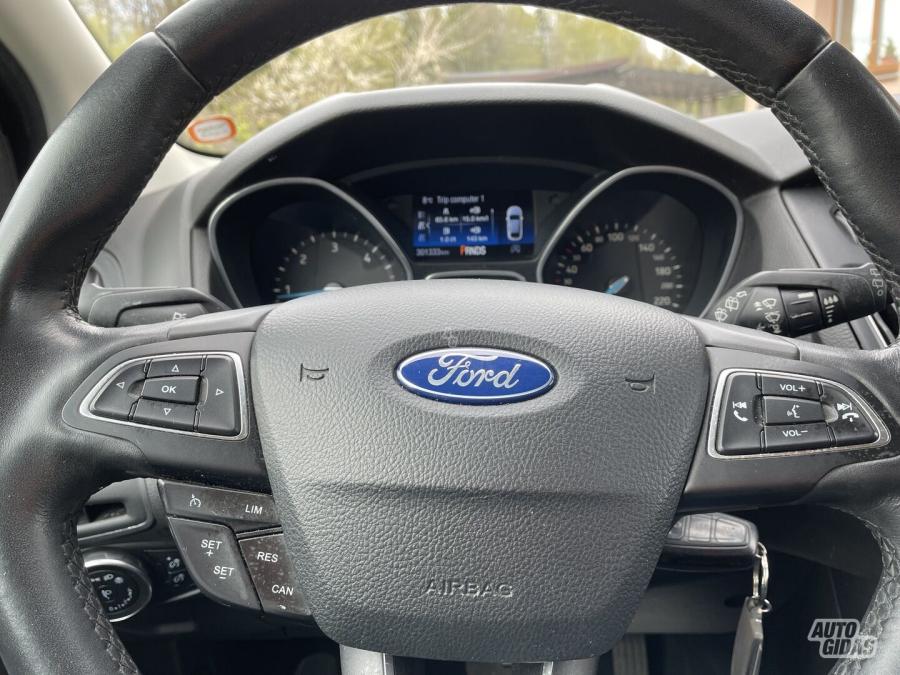Brūns Ford Focus 2016 Šakiai, ar dzinēja tilpumu 1.50 L un nobraukumu 301 tūkst. km par 5499 €, foto 21 vietnē AUTOMOTO.COM.LV