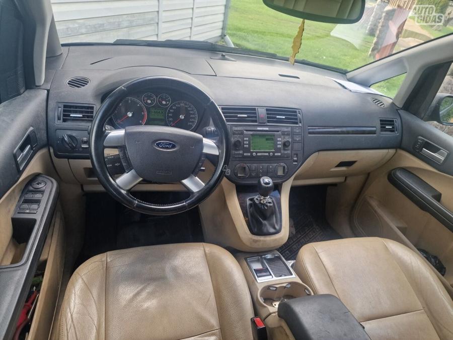 Black Ford Focus C-Max 2006 in Anyksciai, with an engine capacity of 2.00 L and mileage of 289 thousand km for 1290 €, photo 4 on AUTOMOTO.COM.LV