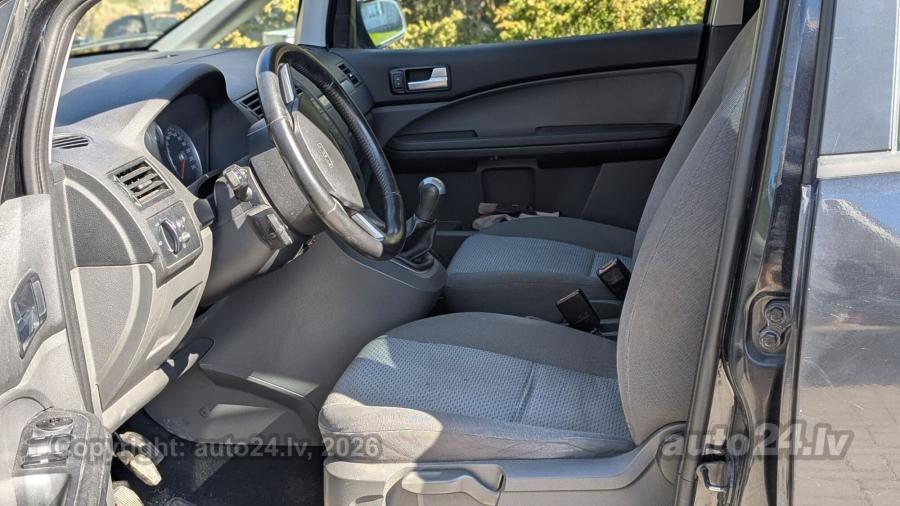 Black Ford Focus C-Max 2005 in Kuressaare, with an engine capacity of 1.60 L and mileage of 333 thousand km for 1200 €, photo 4 on AUTOMOTO.COM.LV