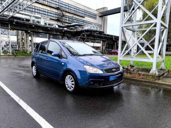 Blue Ford Focus C-Max 2006 in Kaunas, with an engine capacity of 1.60 L and mileage of 250 thousand km for 1000 €, photo 1 on AUTOMOTO.COM.LV