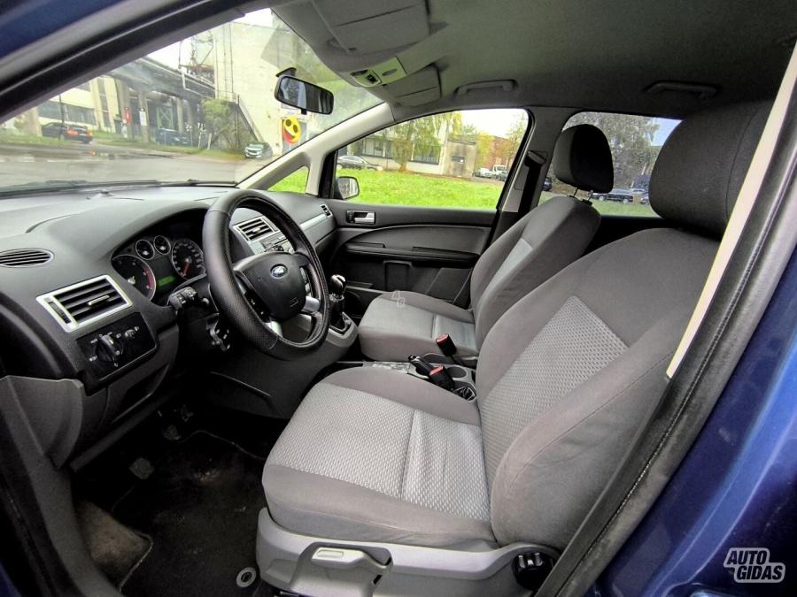 Zils Ford Focus C-Max 2006 Kauņa, ar dzinēja tilpumu 1.60 L un nobraukumu 250 tūkst. km par 1000 €, foto 9 vietnē AUTOMOTO.COM.LV