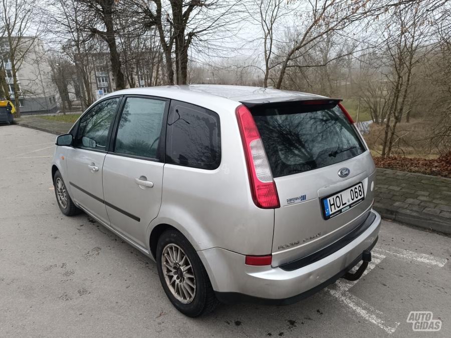 Grey Ford Focus C-Max 2006 in Vilnius, with an engine capacity of 1.60 L and mileage of 369 thousand km for 1050 €, photo 6 on AUTOMOTO.COM.LV