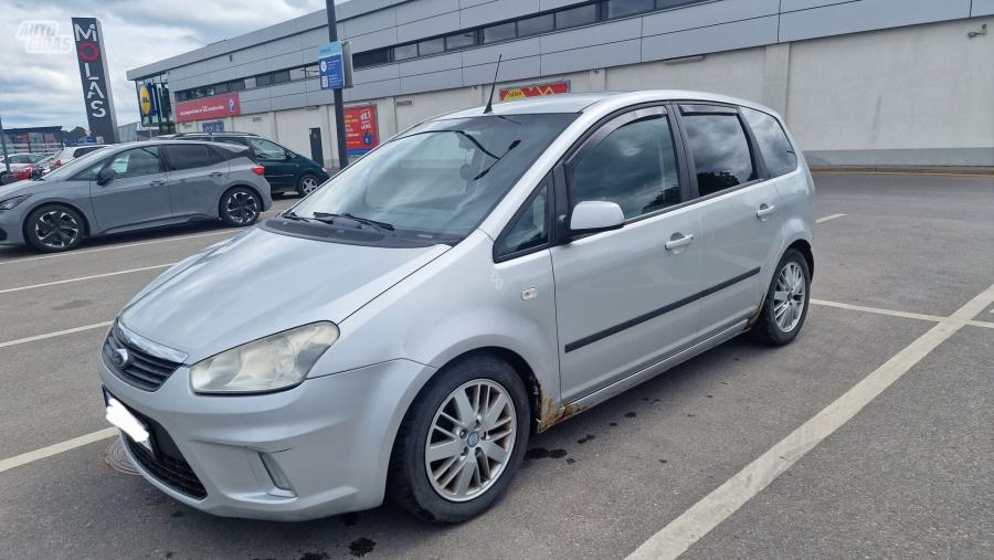 Grey Ford Focus C-Max 2007 in Kaunas, with an engine capacity of 1.80 L and mileage of 320 thousand km for 1300 €, photo 8 on AUTOMOTO.COM.LV