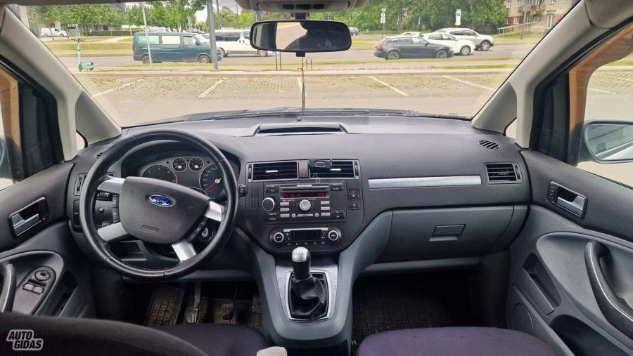 Grey Ford Focus C-Max 2007 in Kaunas, with an engine capacity of 1.80 L and mileage of 320 thousand km for 1300 €, photo 10 on AUTOMOTO.COM.LV