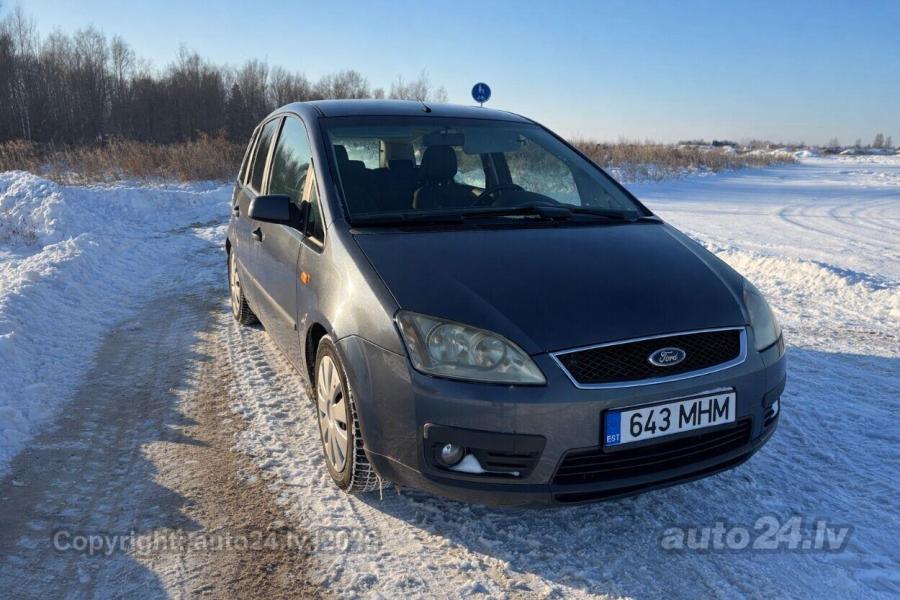 Grey Ford Focus C-Max 2004 in Tartu, with an engine capacity of 1.60 L and mileage of 348 thousand km for 1499 €, photo 1 on AUTOMOTO.COM.LV