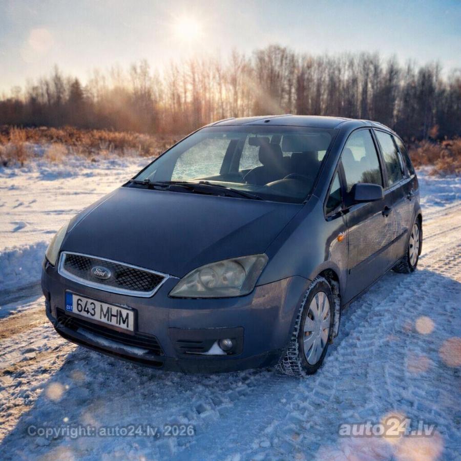 Grey Ford Focus C-Max 2004 in Tartu, with an engine capacity of 1.60 L and mileage of 348 thousand km for 1499 €, photo 2 on AUTOMOTO.COM.LV