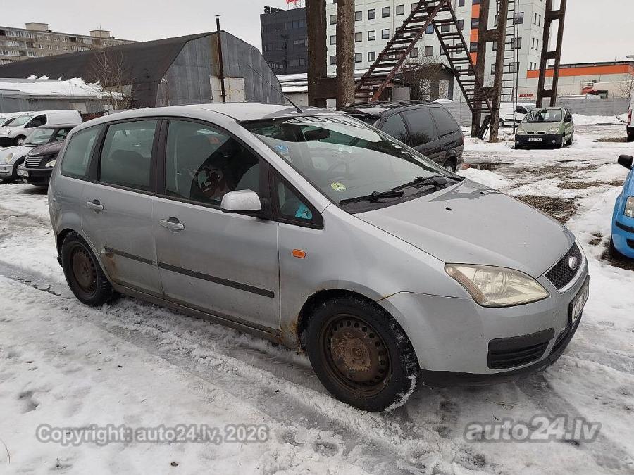 Grey Ford Focus C-Max 2004 in Tallinn, with an engine capacity of 1.60 L and mileage of 286 thousand km for 599 €, photo 1 on AUTOMOTO.COM.LV
