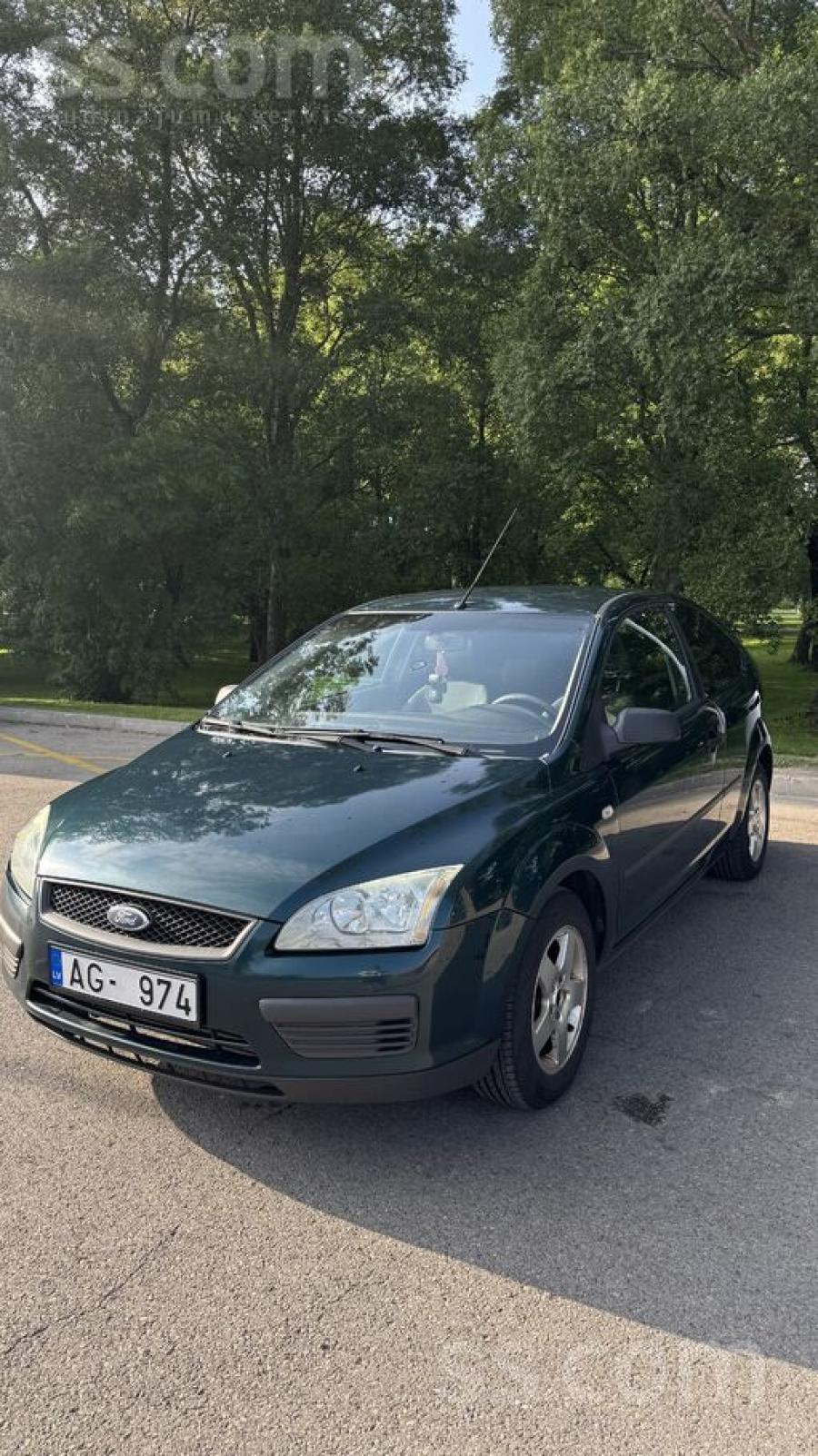 Zaļš Ford Focus 2005 Liepāja, ar dzinēja tilpumu 1.60 L un nobraukumu 255 tūkst. km par 850 €, foto 3 vietnē AUTOMOTO.COM.LV
