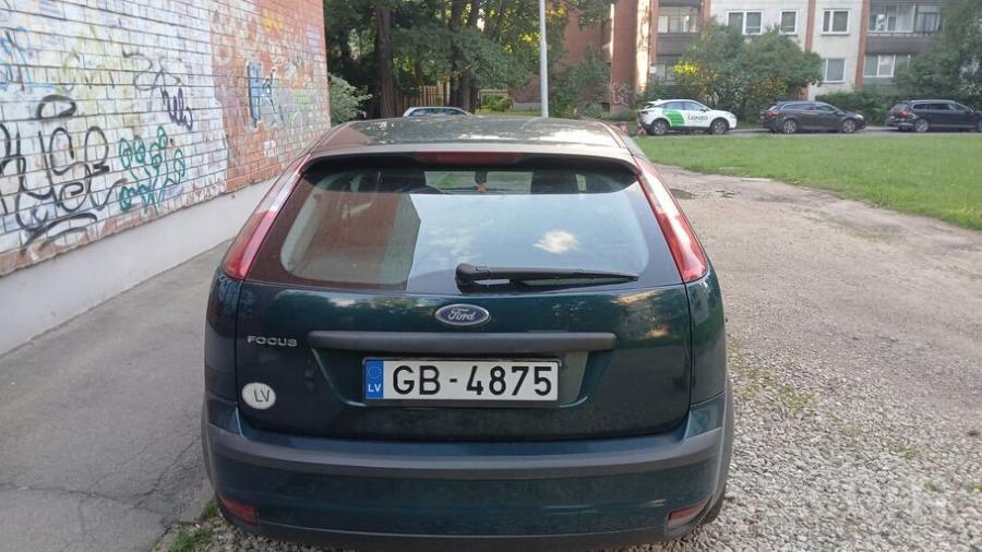 Zaļš Ford Focus 2006 Jūrmala, ar dzinēja tilpumu 1.60 L un nobraukumu 0 tūkst. km par 1670 €, foto 3 vietnē AUTOMOTO.COM.LV