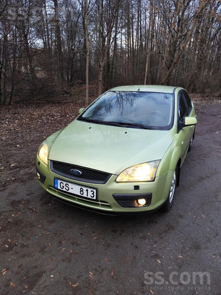 Green Ford Focus 2007 in Riga, with an engine capacity of 1.60 L and mileage of 226 thousand km for 1500 €, photo 2 on AUTOMOTO.COM.LV