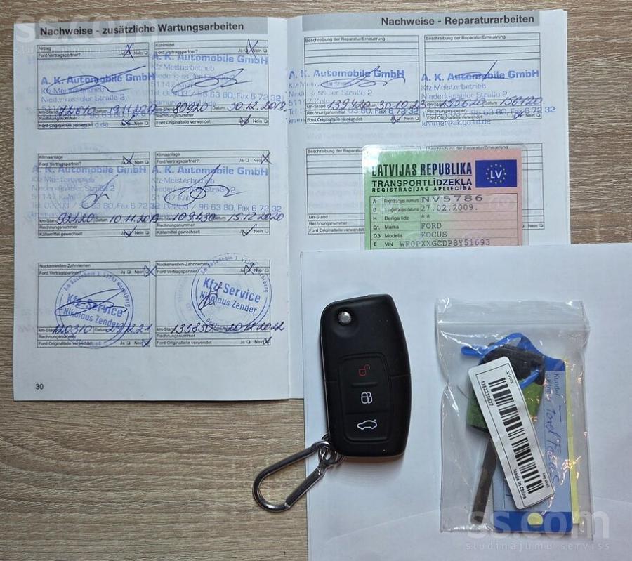 Pelēks Ford Focus 2009 Rīga, ar dzinēja tilpumu 1.60 L un nobraukumu 187 tūkst. km par 2400 €, foto 10 vietnē AUTOMOTO.COM.LV