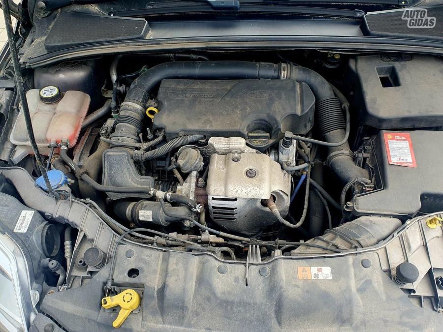 Grey Ford Focus 2013 in Vilnius, with an engine capacity of 1.00 L and mileage of 95 thousand km for 1499 €, photo 24 on AUTOMOTO.COM.LV