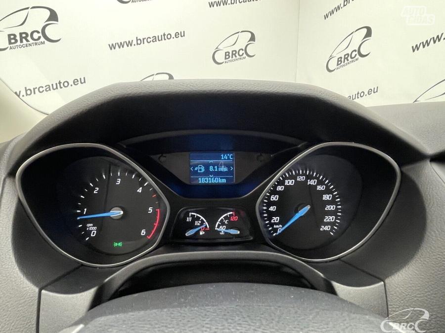 Grey Ford Focus 2014 in Avizieniai, with an engine capacity of 1.60 L and mileage of 185 thousand km for 3100 €, photo 30 on AUTOMOTO.COM.LV