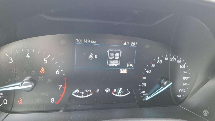 Grey Ford Focus 2020 in Kaunas, with an engine capacity of 1.00 L and mileage of 99 thousand km for 7700 €, photo 15 on AUTOMOTO.COM.LV