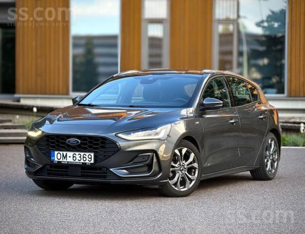 Grey Ford Focus 2023 in Riga, with an engine capacity of 1.50 L and mileage of 68 thousand km for 13500 €, photo 1 on AUTOMOTO.COM.LV