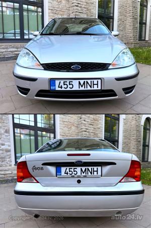 Grey Ford Focus 2002 in Tallinn, with an engine capacity of 1.60 L and mileage of 300 thousand km for 799 €, photo 7 on AUTOMOTO.COM.LV