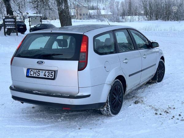 Grey Ford Focus 2007 in Vilnius, with an engine capacity of 1.60 L and mileage of 270 thousand km for 599 €, photo 10 on AUTOMOTO.COM.LV