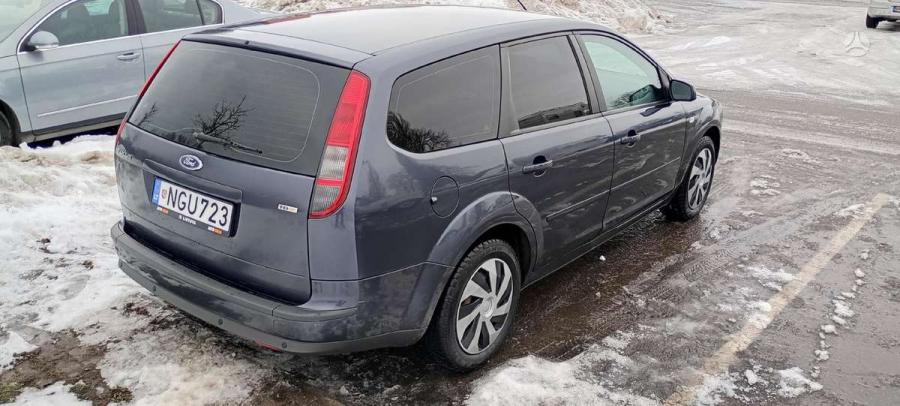 Grey Ford Focus 2007 in Klaipeda, with an engine capacity of 1.75 L and mileage of 120 thousand km for 2000 €, photo 4 on AUTOMOTO.COM.LV