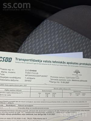 Pelēks Ford Focus 2007 Tukums, ar dzinēja tilpumu 1.60 L un nobraukumu 392 tūkst. km par 990 €, foto 6 vietnē AUTOMOTO.COM.LV