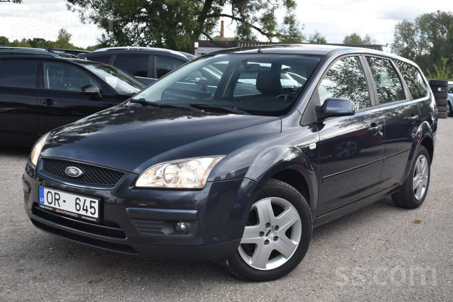 Grey Ford Focus 2007 in Kuldiga, with an engine capacity of 1.60 L and mileage of 0 thousand km for 3350 €, photo 1 on AUTOMOTO.COM.LV