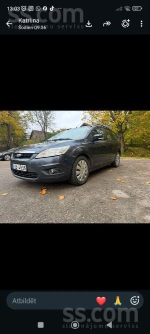 Grey Ford Focus 2008 in Madona, with an engine capacity of 1.80 L and mileage of 345 thousand km for 1250 €, photo 7 on AUTOMOTO.COM.LV