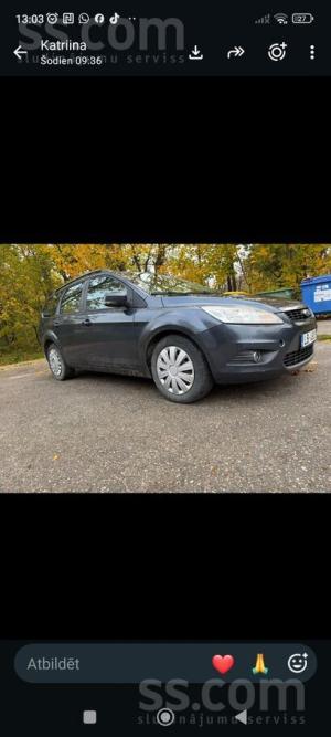 Grey Ford Focus 2008 in Madona, with an engine capacity of 1.80 L and mileage of 345 thousand km for 1250 €, photo 9 on AUTOMOTO.COM.LV