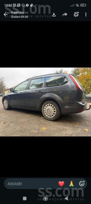 Grey Ford Focus 2008 in Madona, with an engine capacity of 1.80 L and mileage of 345 thousand km for 1250 €, photo 11 on AUTOMOTO.COM.LV