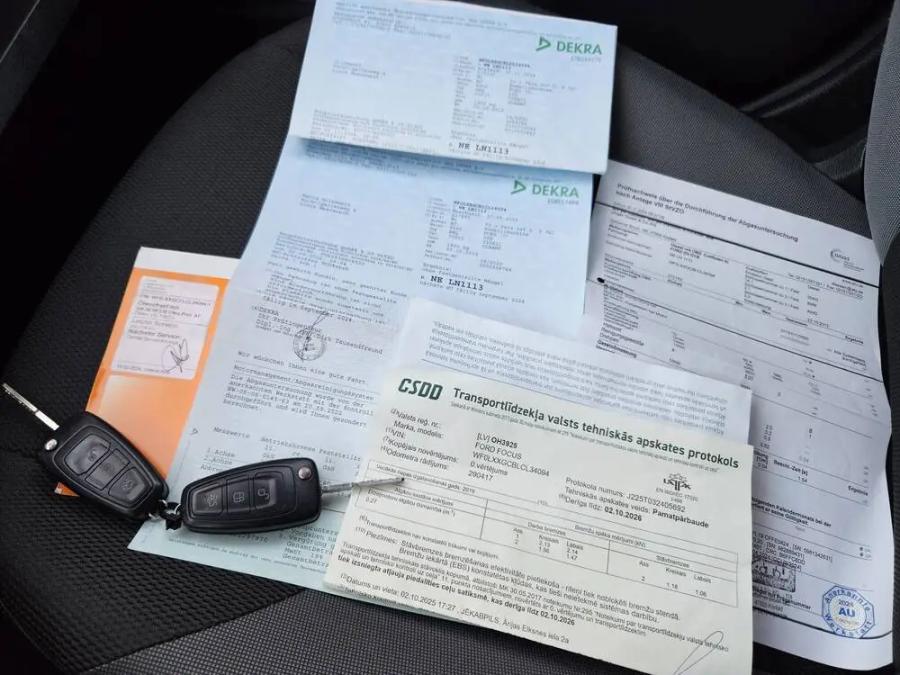 Grey Ford Focus 2012 in Jekabpils, with an engine capacity of 1.60 L and mileage of 291 thousand km for 4490 €, photo 34 on AUTOMOTO.COM.LV