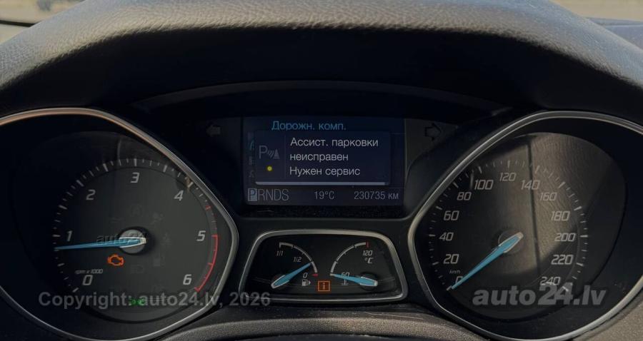 Grey Ford Focus 2012 in Tallinn, with an engine capacity of 2.00 L and mileage of 231 thousand km for 1600 €, photo 10 on AUTOMOTO.COM.LV